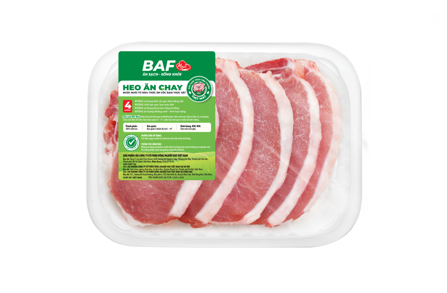 Thịt Heo BAF - Công ty Cổ phần Nông nghiệp BAF Việt Nam