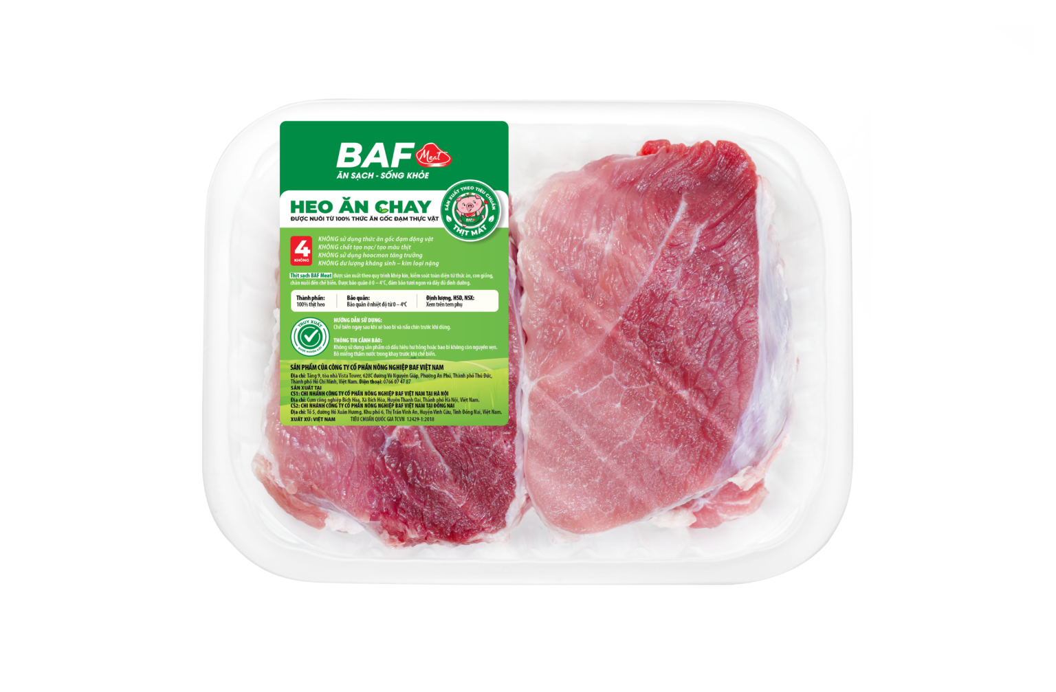 Thịt Heo BAF - Công ty Cổ phần Nông nghiệp BAF Việt Nam