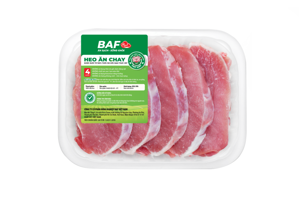 Pork loin steak - Công ty Cổ phần Nông nghiệp BAF Việt Nam
