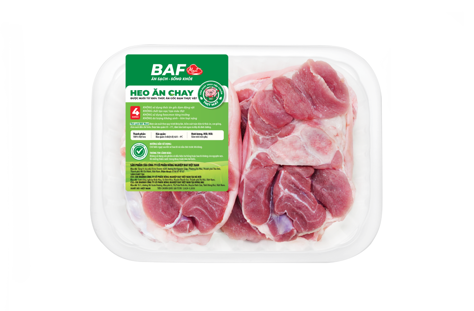 Thịt Heo BAF - Công ty Cổ phần Nông nghiệp BAF Việt Nam