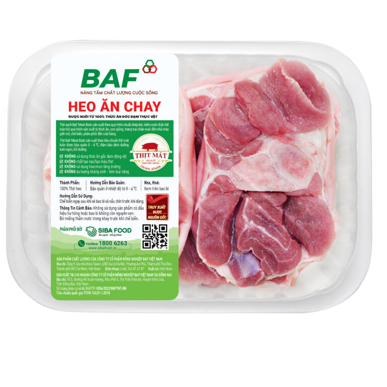 Thịt Heo BAF - Công ty Cổ phần Nông nghiệp BAF Việt Nam